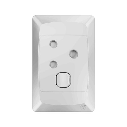 MES Socket Outlet Horizontal Emco Electrical