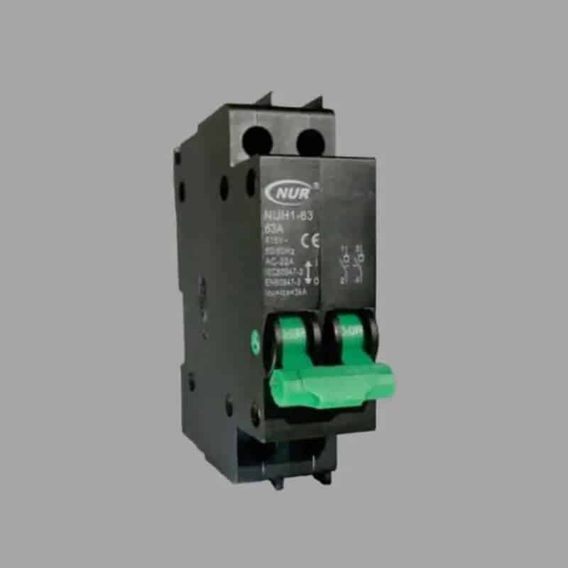 NUR 63 Amp 2Pole 3kA Samite Isolator - Emco Electrical
