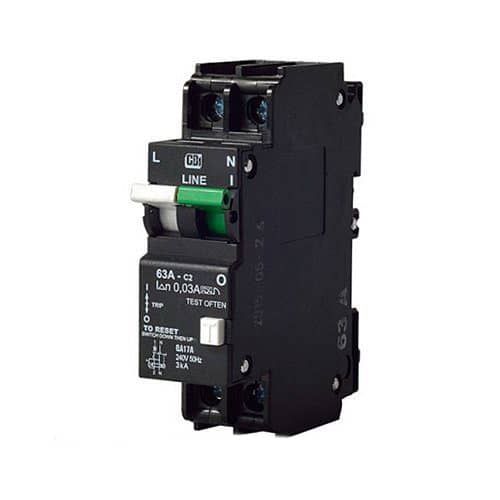 CBI Earth Leakage 63 Amp 2Pole 3kA Samite - Emco Electrical