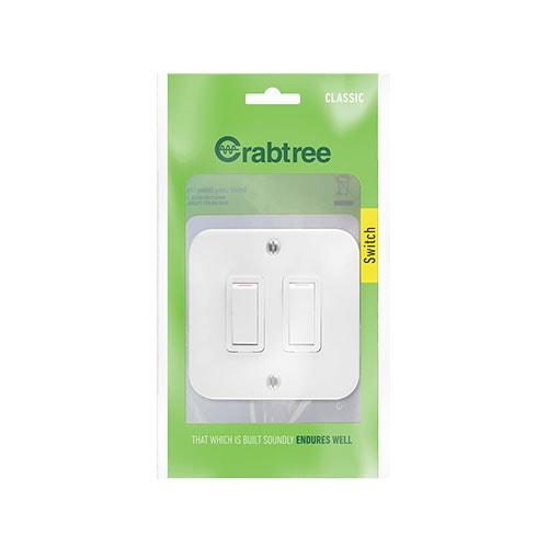 Crabtree Ind 2 Lever Switch - Emco Electrical